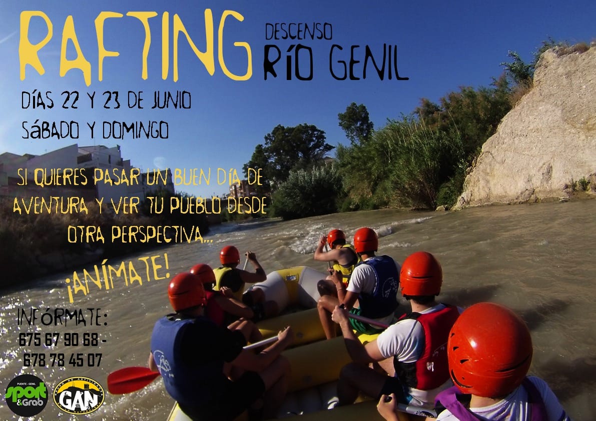 Rafting Descenso Río Genil - Visit Puente Genil